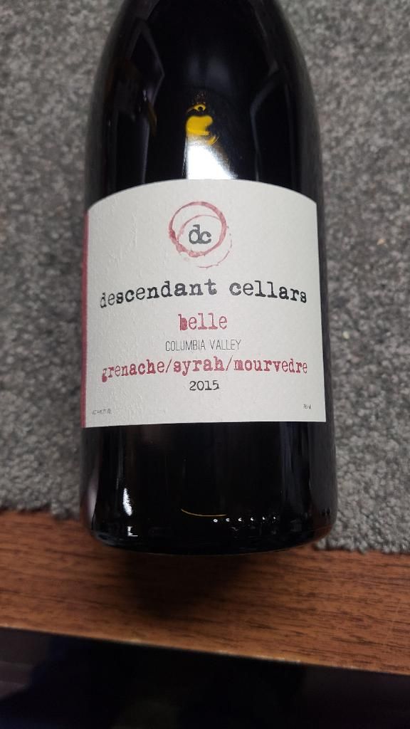 2015 Descendant Cellars Belle, USA, Washington, Columbia Valley ...