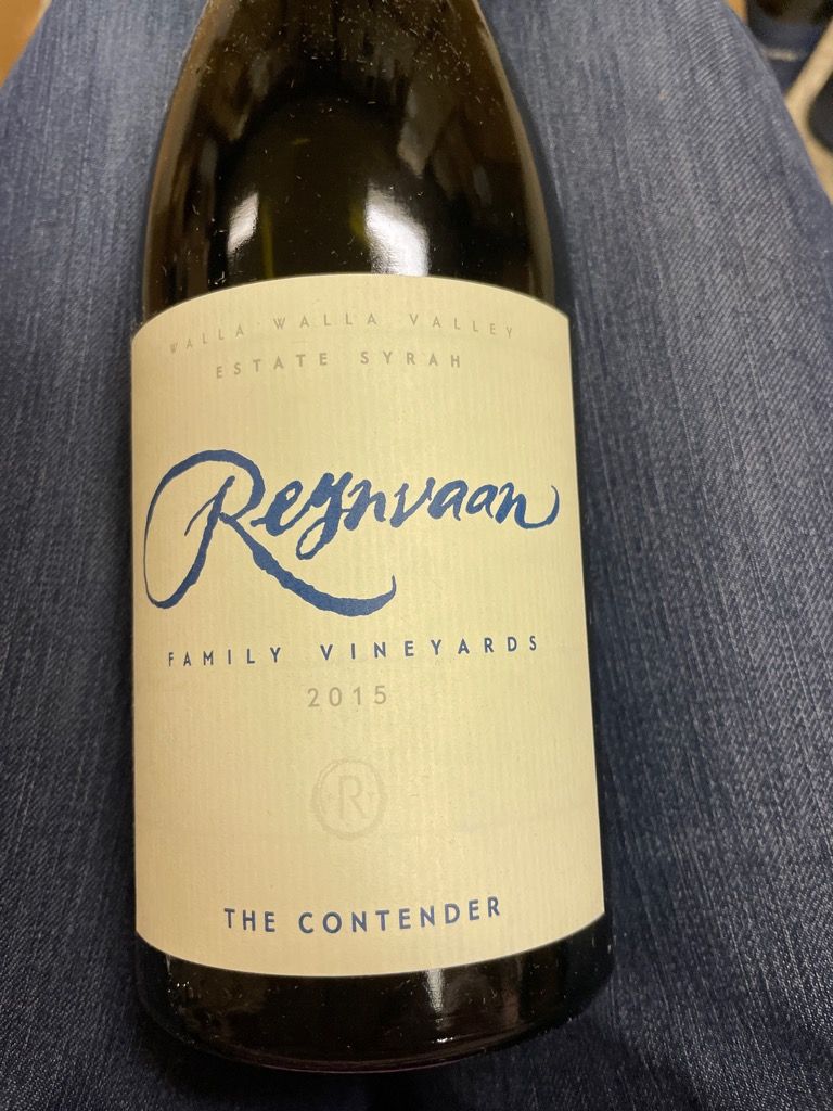 2015 Reynvaan Family Vineyards Syrah The Contender Usa Washington
