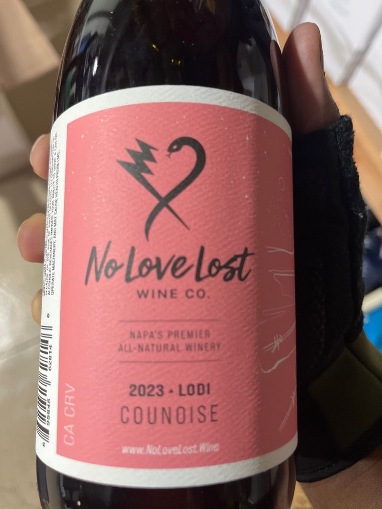 2023 No Love Lost Counoise Claypool Vineyard, USA, California, Central ...