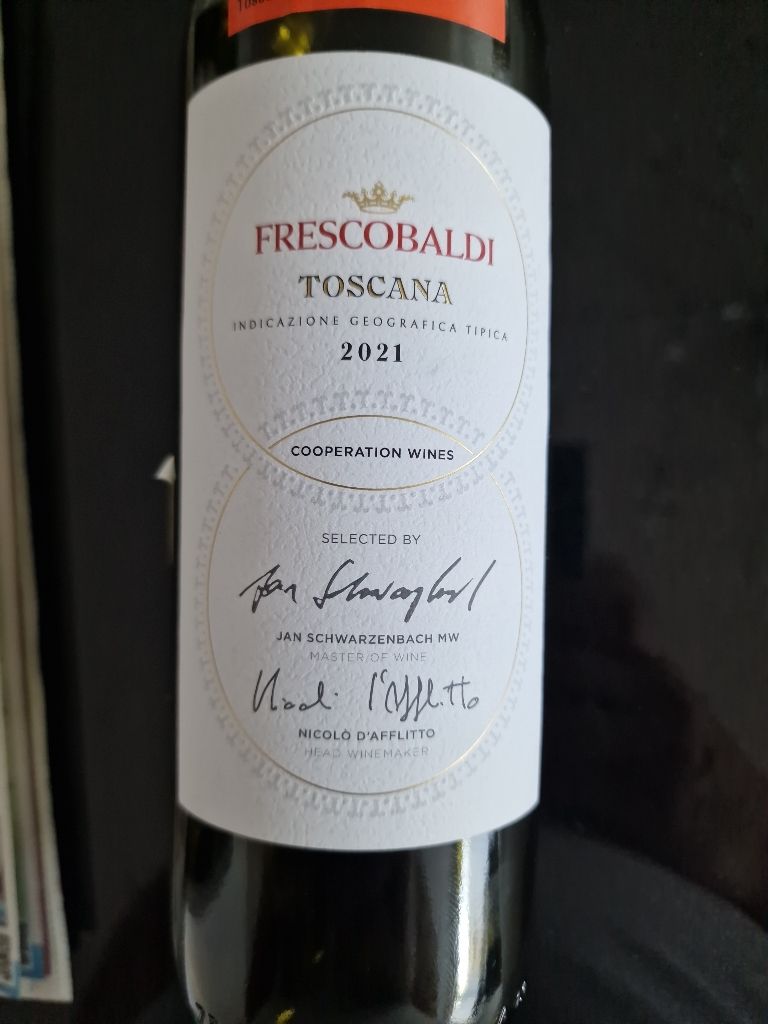 2021 Marchesi de' Frescobaldi Cooperation Wines Toscana IGT, Italy ...