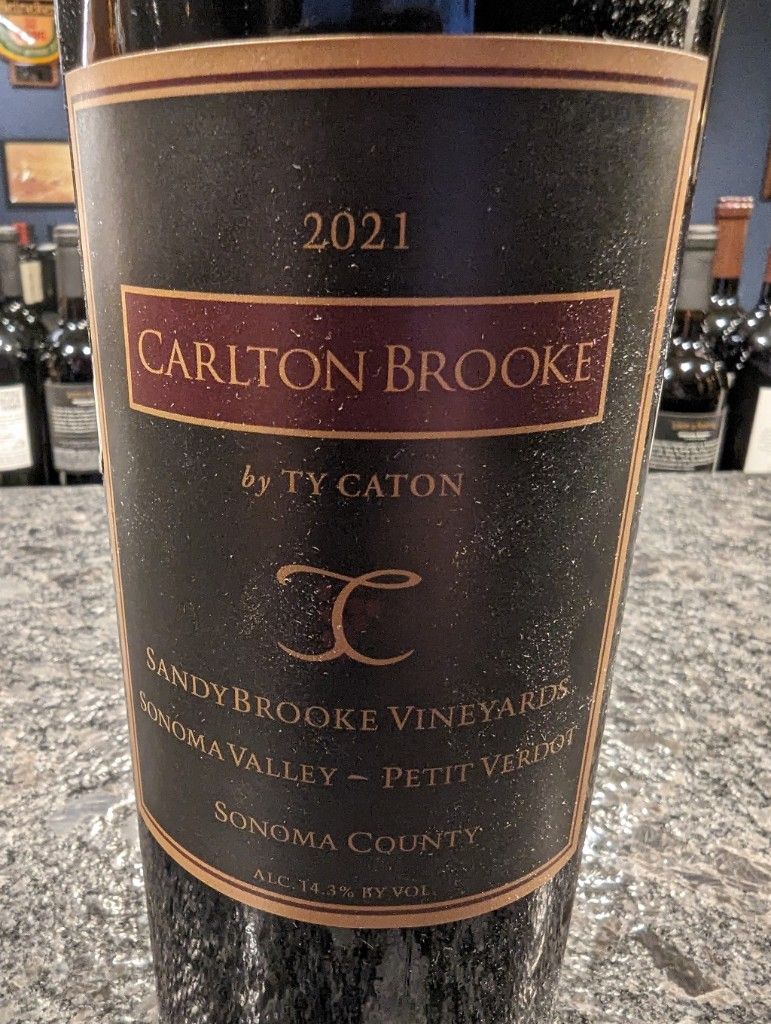 2021 Ty Caton Carlton Brooke SandyBrooke Vineyard, USA, California ...