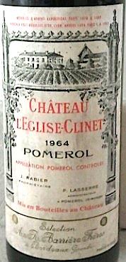 1964 Château L'Eglise-Clinet, France, Bordeaux, Libournais, Pomerol - CellarTracker