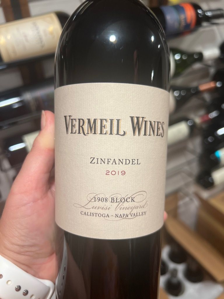 2019 Vermeil Wines Zinfandel Luvisi "1908" Vineyard, USA, California ...