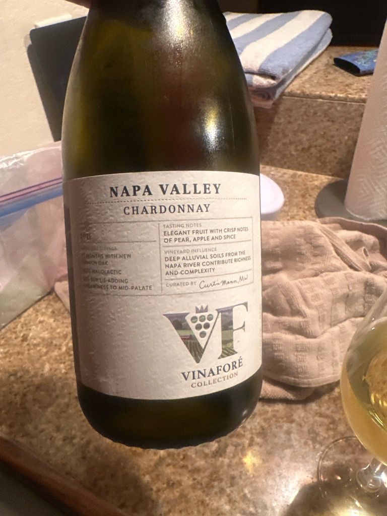 2021 Vinaforé Chardonnay, USA, California, Napa Valley - CellarTracker