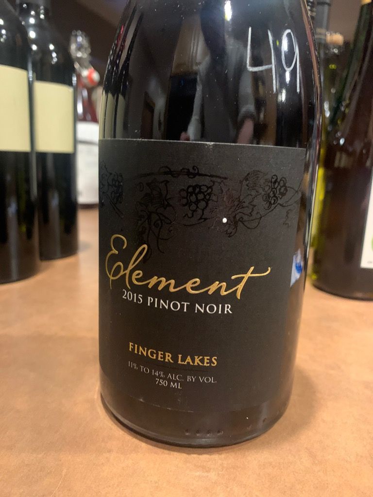 2015 Element Winery Pinot Noir, USA, New York, Finger Lakes - CellarTracker