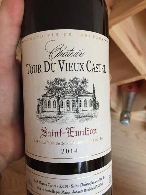 2014 Château Tour du Vieux Castel, France, Bordeaux, Libournais, St ...