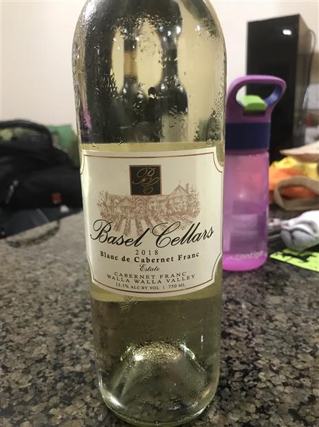2018 Basel Cellars Blanc de Cabernet Franc Double River Vineyard, USA ...