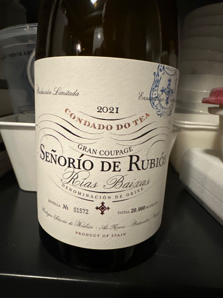 2022 Coto Redondo Albariño Señorío de Rubiós, Spain, Galicia, Rías ...