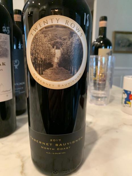 2017 Twenty Rows Cabernet Sauvignon, USA, California, Napa Valley ...