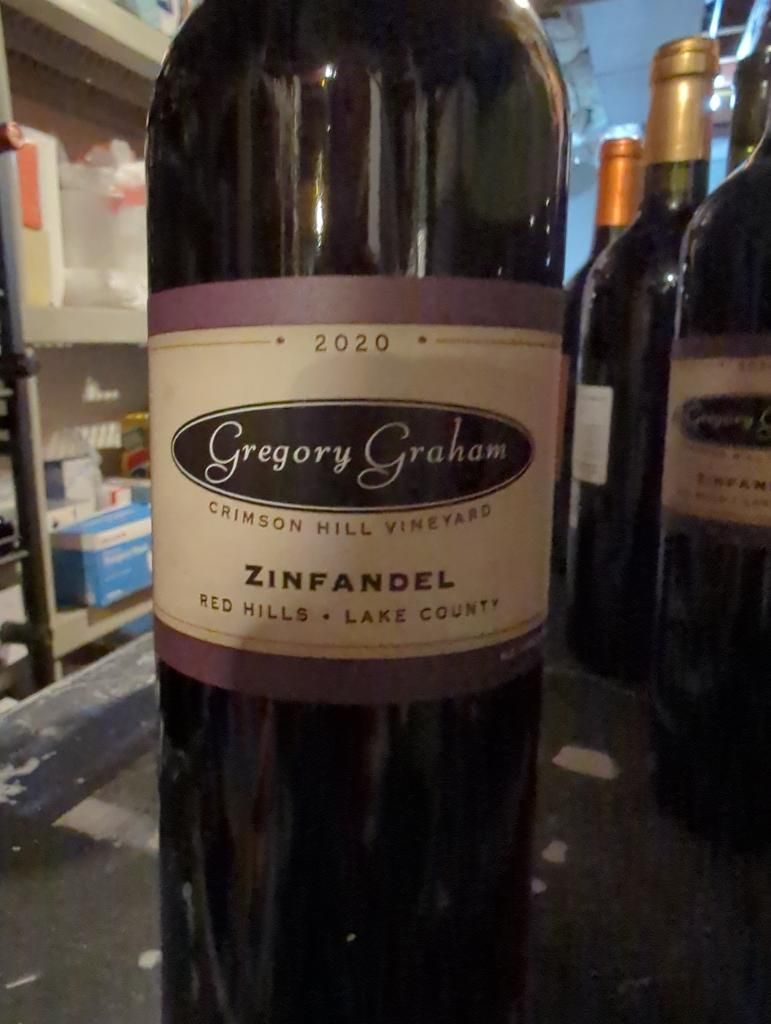 2024 Gregory Graham Zinfandel Crimson Hill Vineyard, USA, California ...