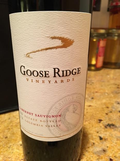 2012 Goose Ridge Vineyards Cabernet Sauvignon, USA, Washington ...