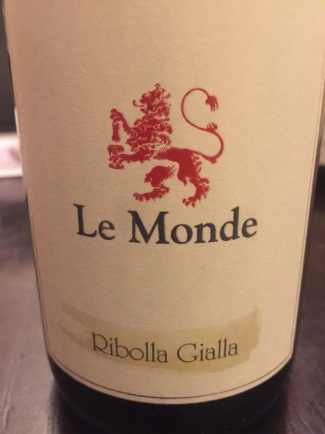 2013 Vigneti Le Monde Ribolla Gialla, Italy, Friuli-Venezia Giulia ...