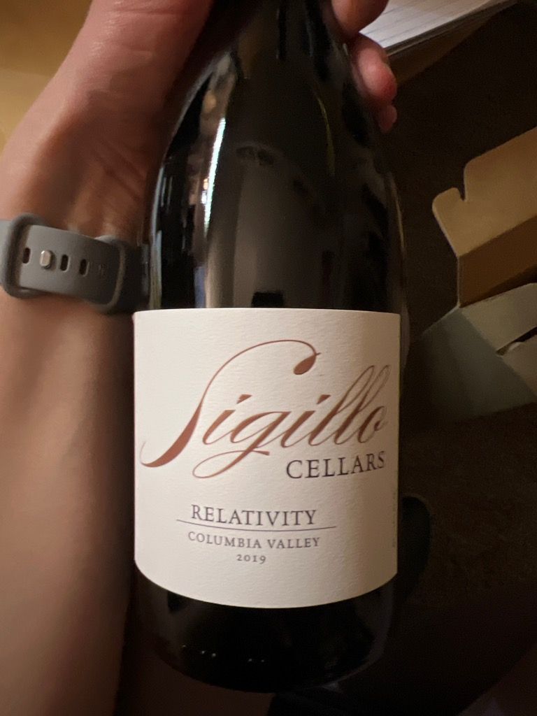 2019 Sigillo Cellars Relativity, USA, Washington, Columbia Valley ...