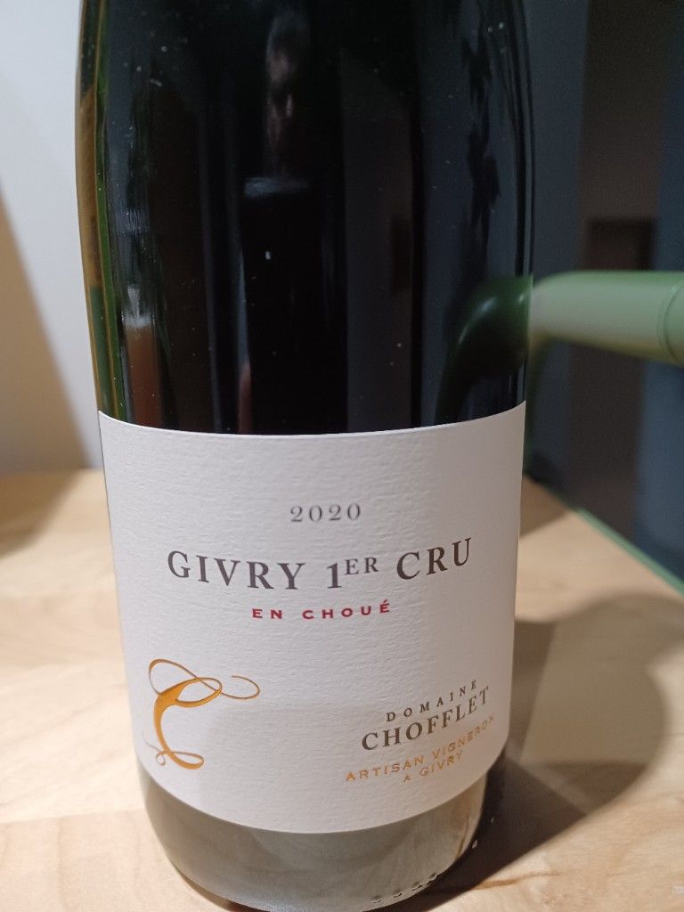 2022 Domaine Chofflet Givry 1er Cru En Choué, France, Burgundy, Côte Chalonnaise, Givry 1er Cru ...