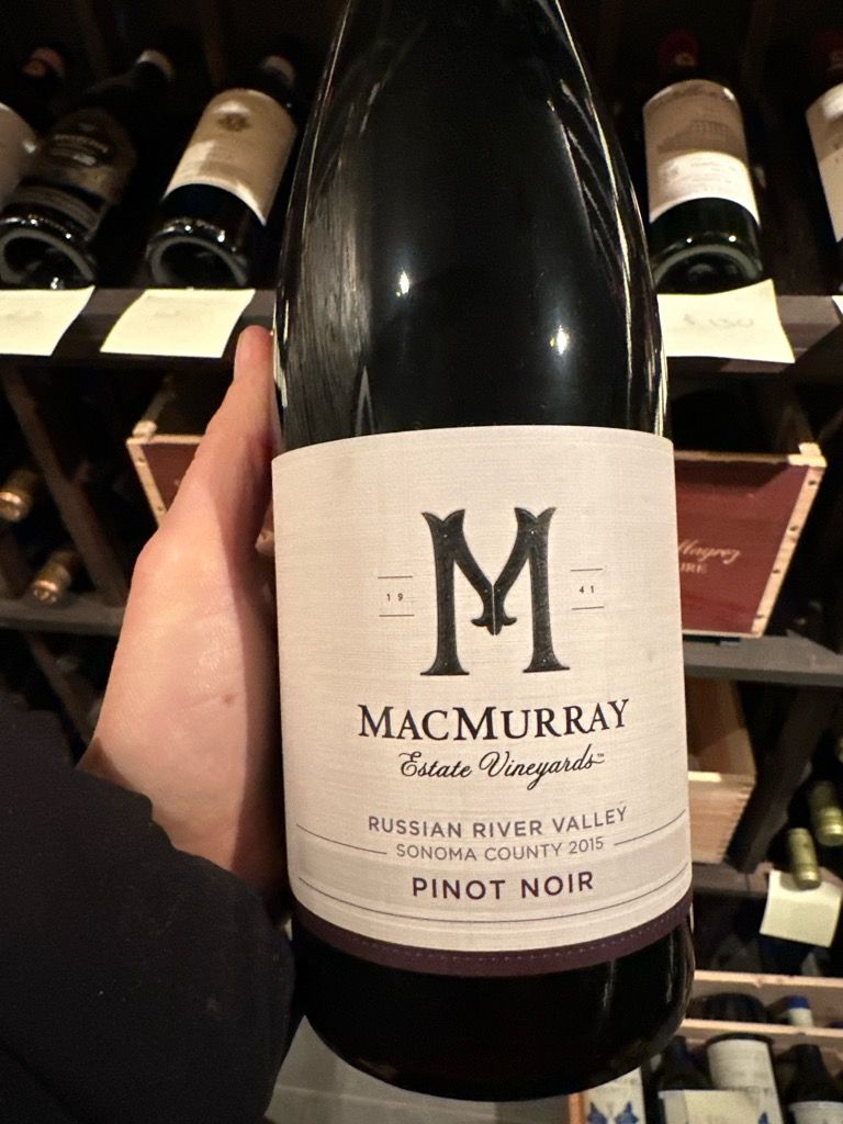 2016 MacMurray Estate Vineyards Pinot Noir Russian River Valley, USA ...