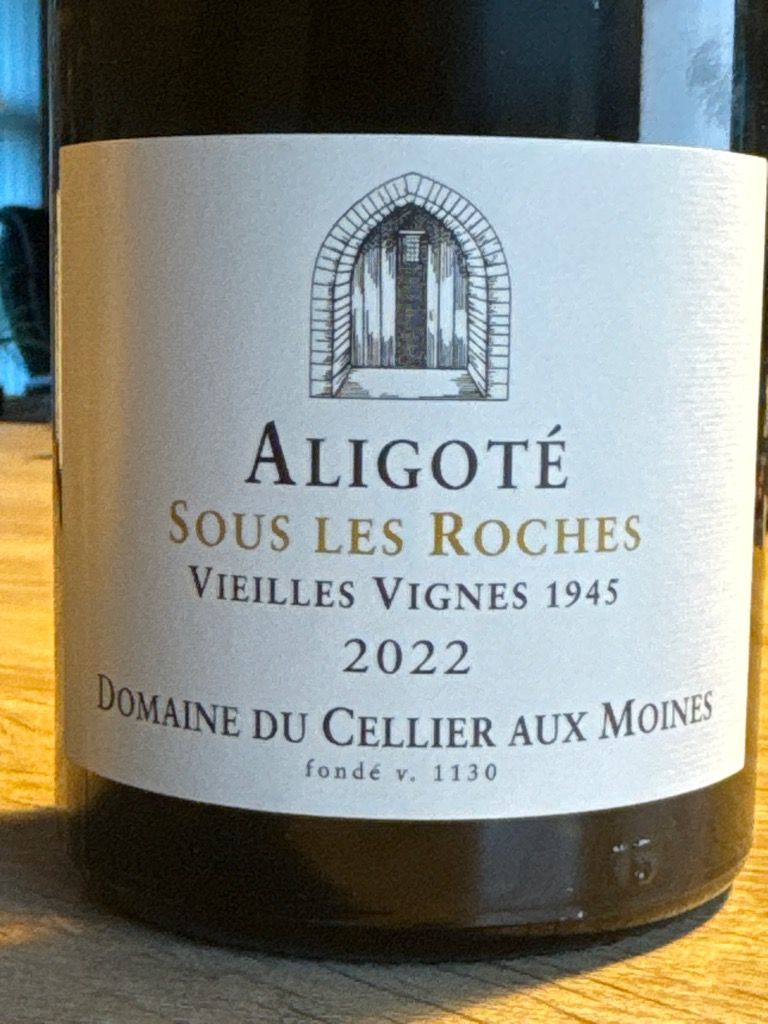 2023 Domaine du Cellier aux Moines Bourgogne-Aligoté Sous les Roches ...