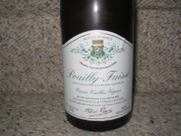 2009 Domaine Pascal & Mireille Renaud Pouilly-Fuissé Cuvée Vieilles ...