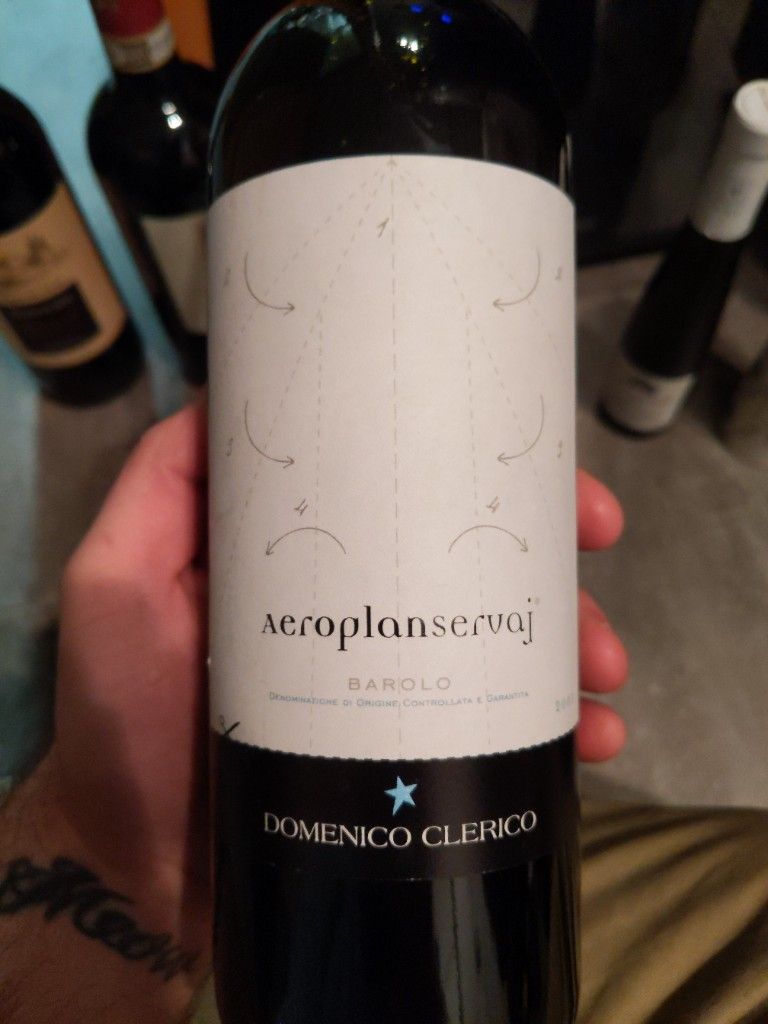 2007 Domenico Clerico Barolo Aeroplan Servaj Serralunga, Italy ...