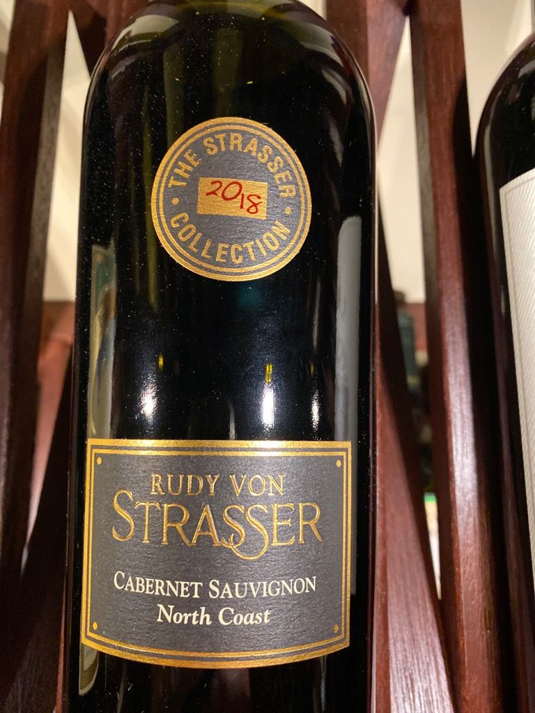 2018 Von Strasser Cabernet Sauvignon The Strasser Collection North ...
