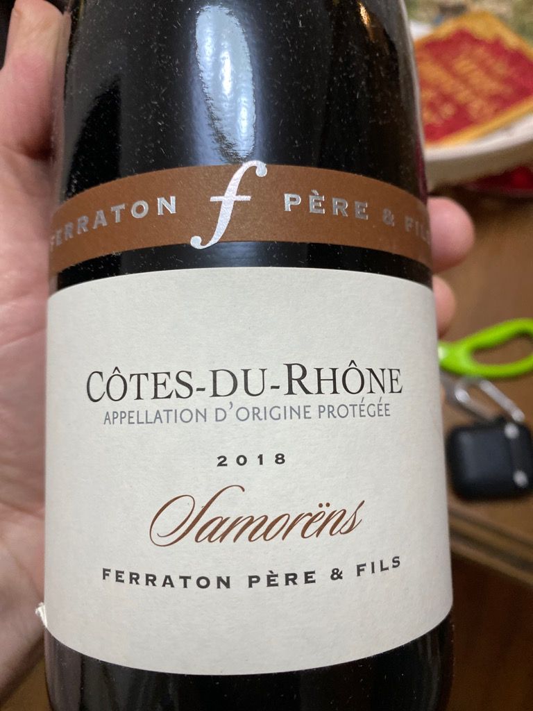 2018 Ferraton Père & Fils Côtes du Rhône Samorëns Rosé, France, Rhône ...