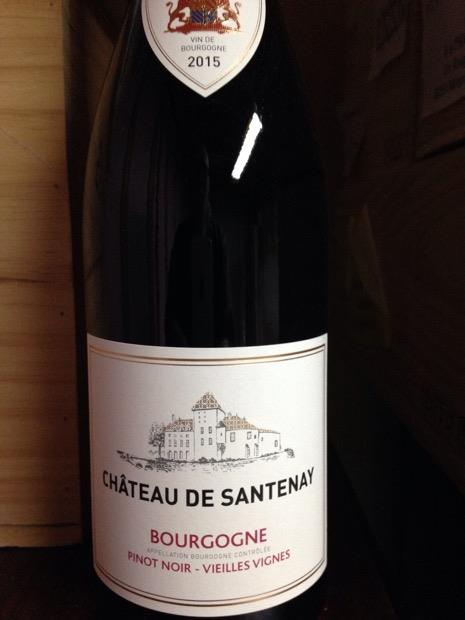 2015 Château de Santenay Bourgogne Vieilles Vignes, France, Burgundy ...