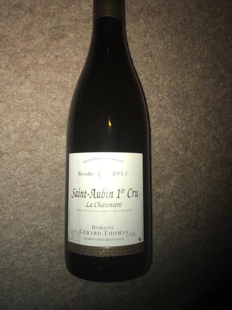2014 Gerard Thomas Saint-Aubin 1er Cru La Chatenière, France, Burgundy ...