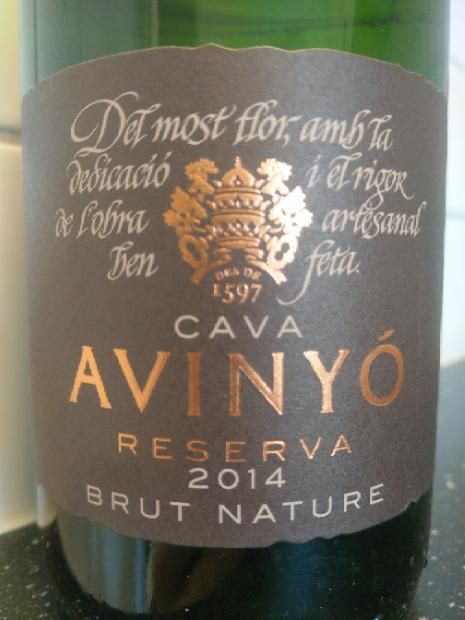 2014 Avinyó Cava Brut Nature Reserva, Spain, Cava - CellarTracker