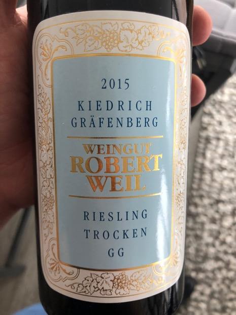 2015 Weingut Robert Weil Kiedricher Gräfenberg Riesling trocken ...