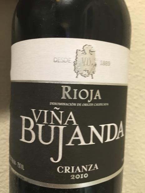 2010 Martinez Bujanda Rioja Viña Bujanda Crianza, Spain, La Rioja ...