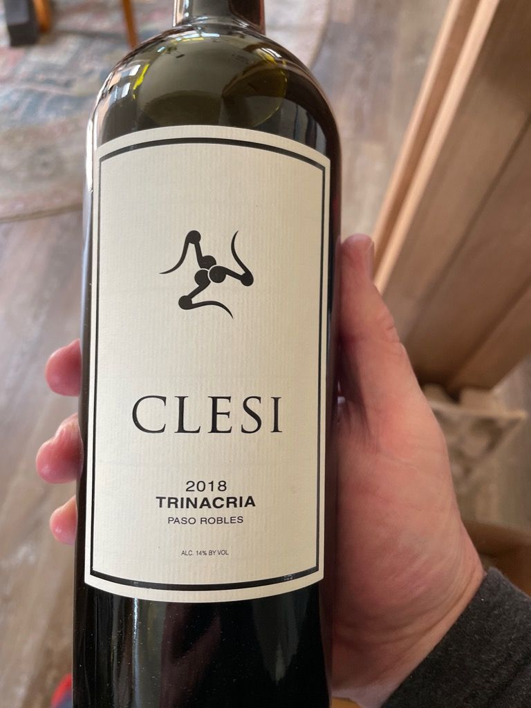 2018 Clesi Trinacria Paso Robles, USA, California, Central Coast, Paso ...