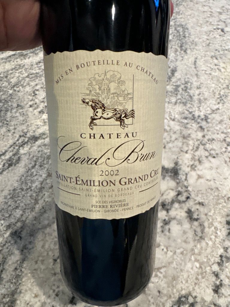 2002 Château Cheval Brun, France, Bordeaux, Libournais, St. Émilion ...