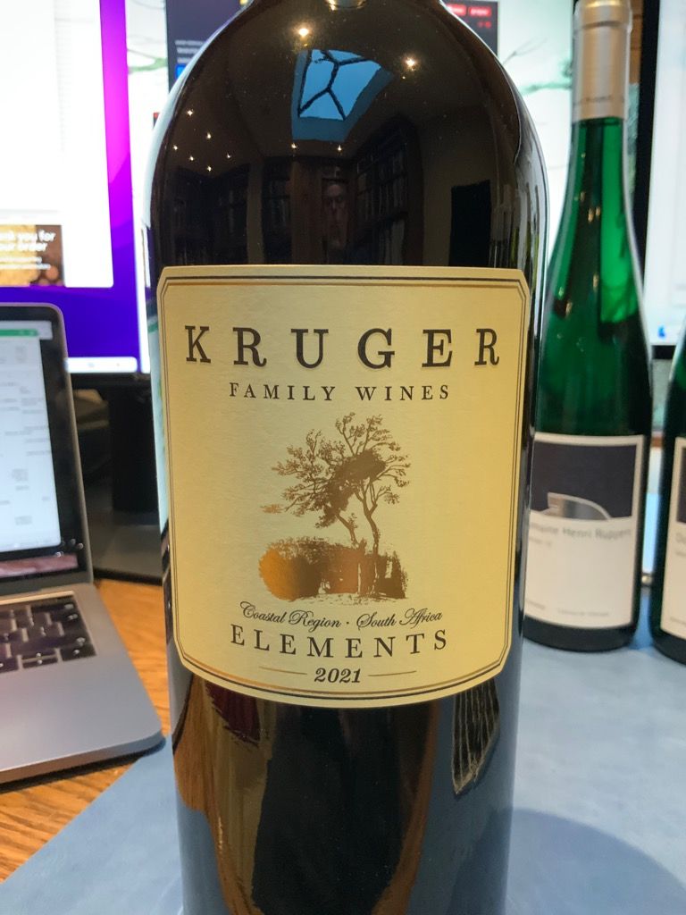 2021 Kruger Family Wines Elements, South Africa, Coastal Region ...