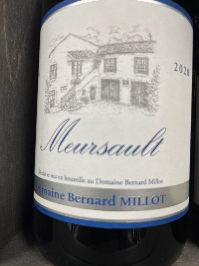 2020 Domaine Bernard Millot Meursault, France, Burgundy, Côte de Beaune ...