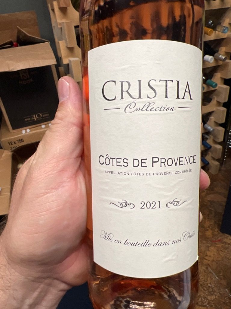 2020 Domaine de Cristia Côtes de Provence Rosé Cristia Collection ...