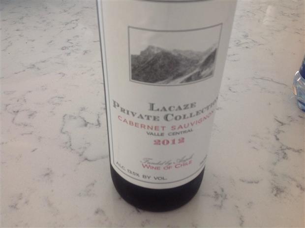 2012 Jean-Pascal Lacaze Cabernet Sauvignon Gran Reserva, Chile, Rapel ...
