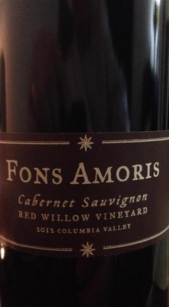 2012 Lady Hill Cabernet Sauvignon Fons Amoris Red Willow Vineyard, USA ...