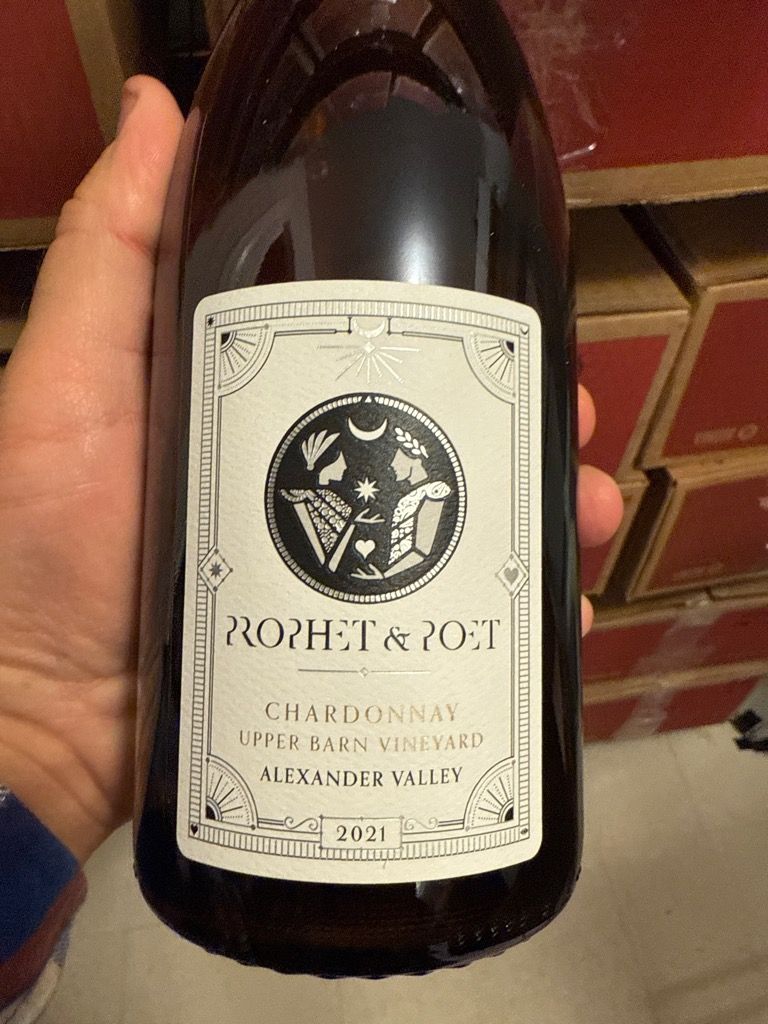2021 Prophet & Poet Chardonnay Ghost Cat Upper Barn, USA, California ...