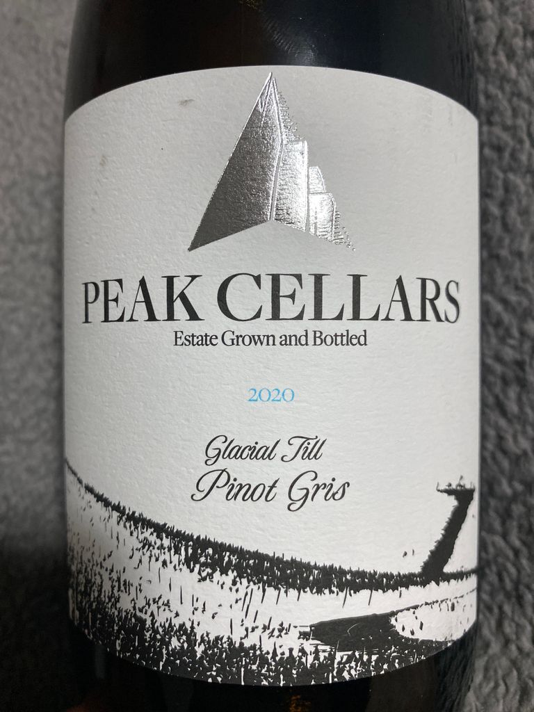 2021 Peak Cellars Pinot Gris Glacial Till, Canada, British Columbia ...