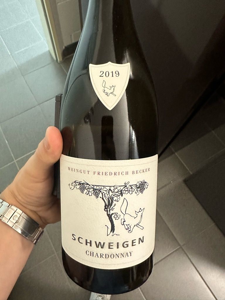 2019 Friedrich Becker Chardonnay Schweigen, Germany, Pfalz - CellarTracker