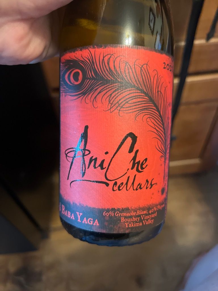 2021 AniChe Cellars Baba Yaga Boushey Vineyard, USA, Washington ...