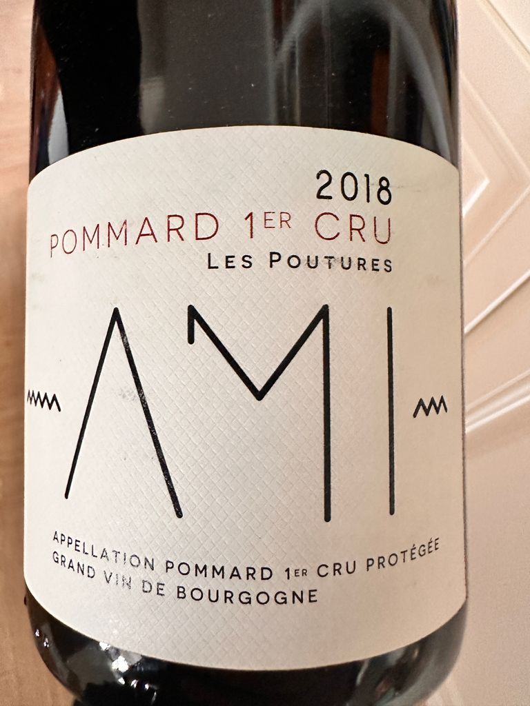 2018 AMI Pommard 1er Cru Pommard 1er Cru Les Poutures, France, Burgundy, Côte de Beaune, Pommard ...