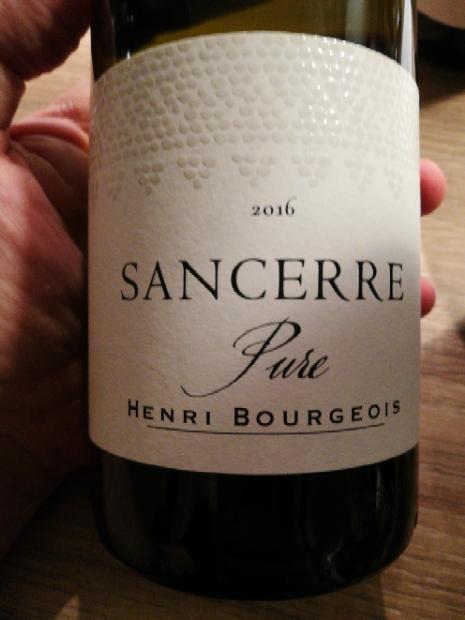 2016 Henri Bourgeois Sancerre Pure, France, Loire Valley, Upper Loire ...