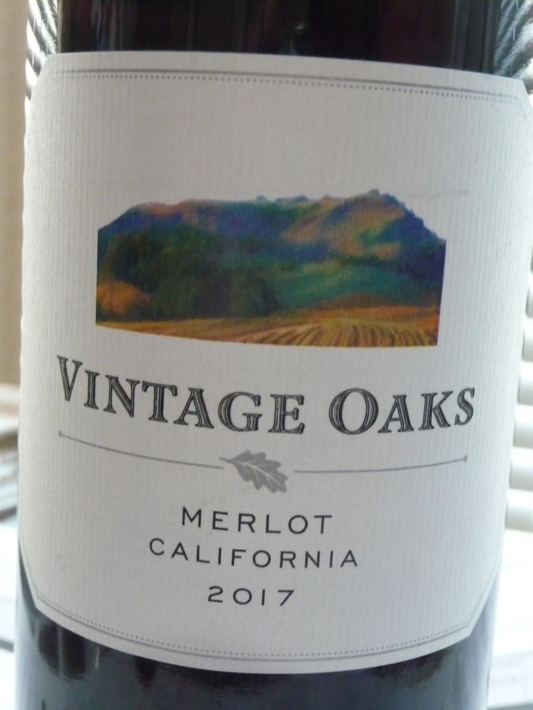 2017 Vintage Oaks Cellars Merlot, USA, California, Napa Valley ...