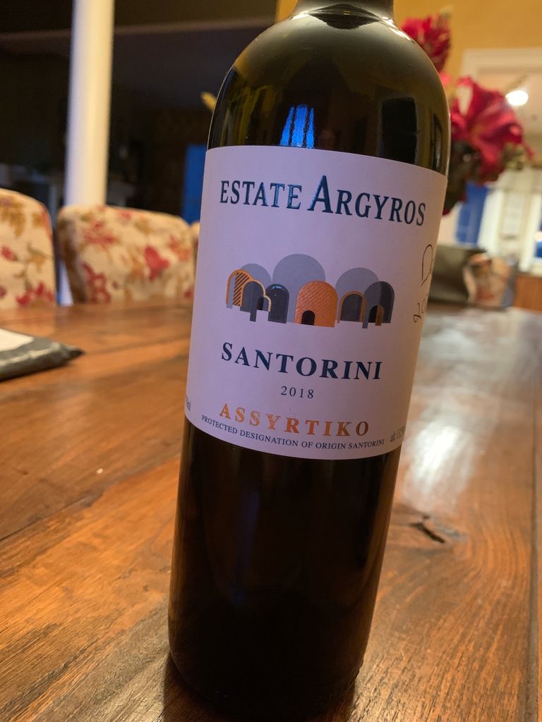 2018 Argyros Assyrtiko Estate, Greece, Aegean, Cyclades, Santorini ...
