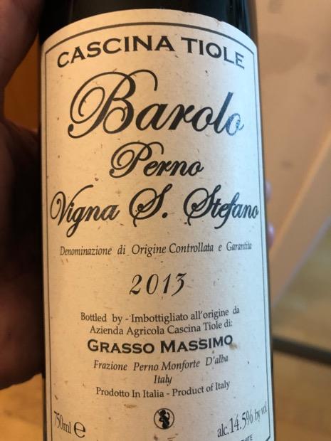 2013 Cascina Tiole Barolo S. Stefano di Perno, Italy, Piedmont, Langhe, Barolo - CellarTracker