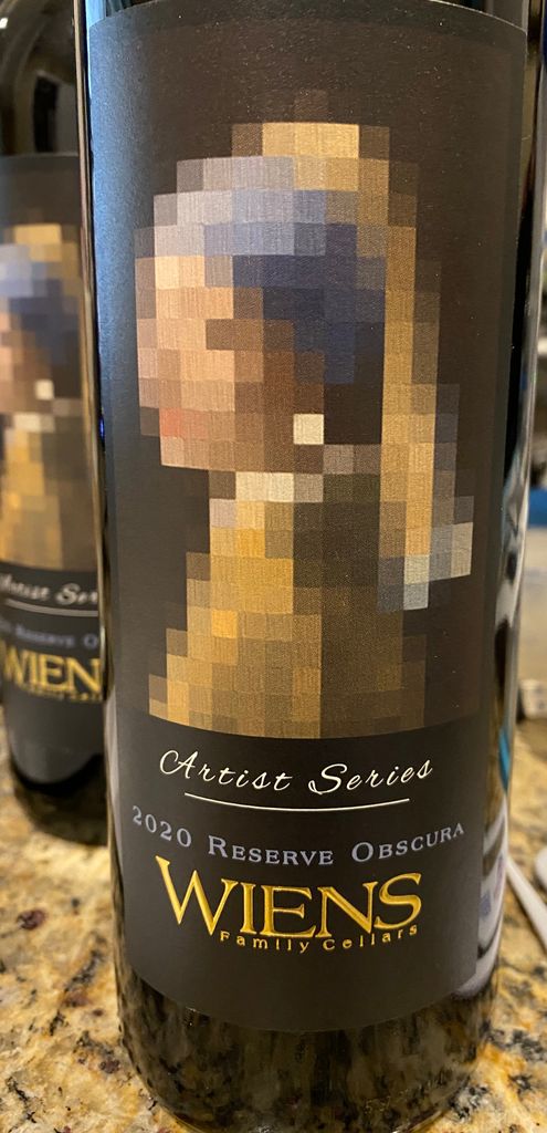 2021 Wiens Family Cellars Artist Series Reserve Obscura, USA ...