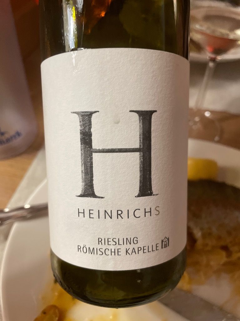 2021 Weingut Heinrichshof Riesling trocken Römische Kapelle, Germany ...