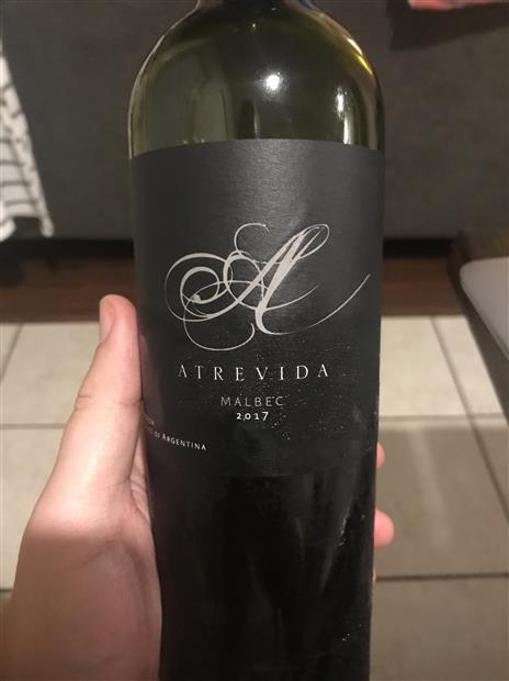 2017 Manos Negras Malbec Atrevida, Argentina, Mendoza, Valle de Uco ...