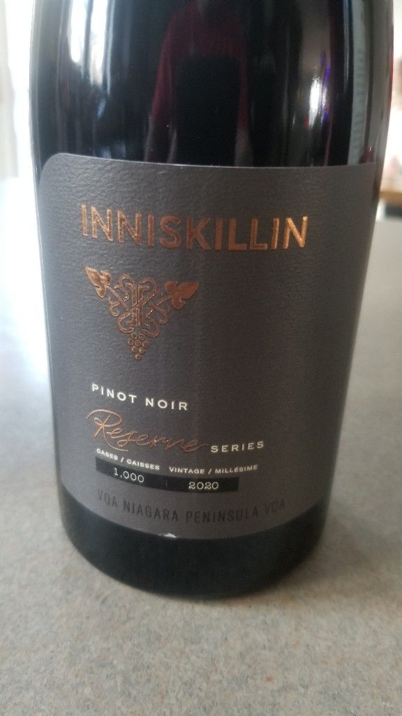 2019 Inniskillin Pinot Noir Reserve, Canada, Ontario, Niagara Peninsula ...