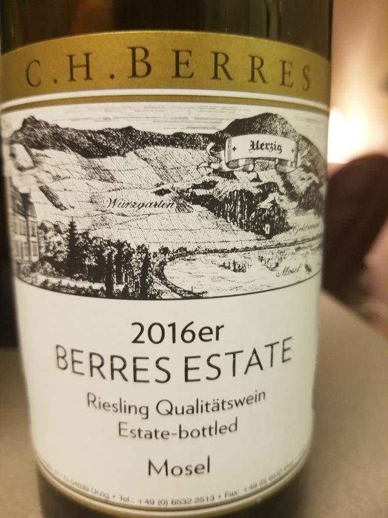 2003 C. H. Berres Riesling Estate, Germany, Mosel Saar Ruwer ...